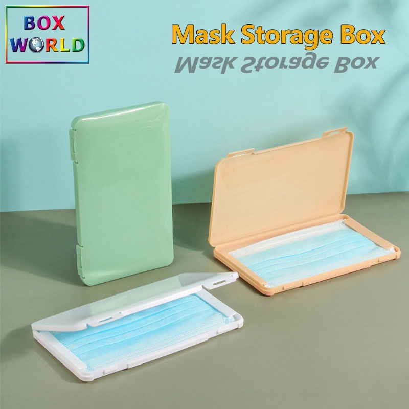 Portable Mask Storage Box Dustproof Face Mask Protection Box Storage ...