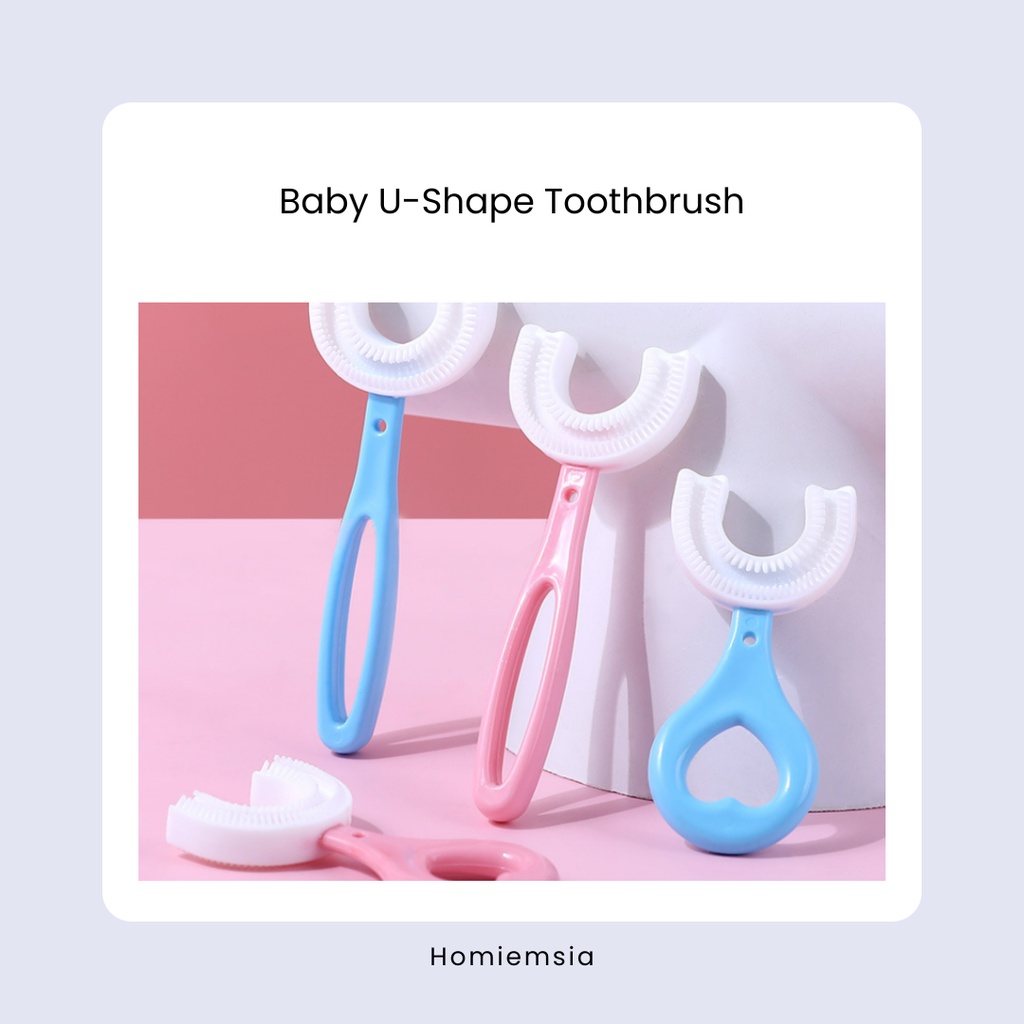 Ready Stock New Rocket Baby Kids U-Shape Toothbrush Soft Silicone ...