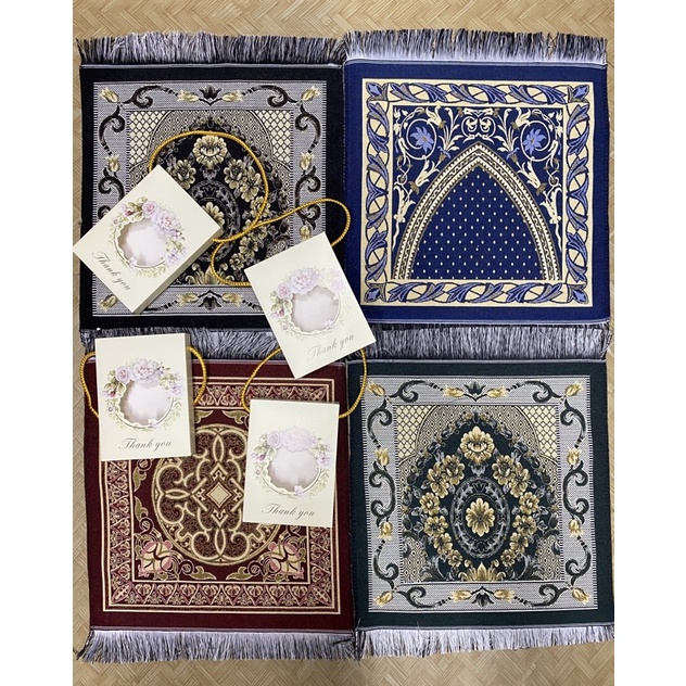 MINI SEJADAH MUKA TENUN TURKI 35*35cm WITH BOX HIGH QUALITY 🎁 DOORGIFT ...