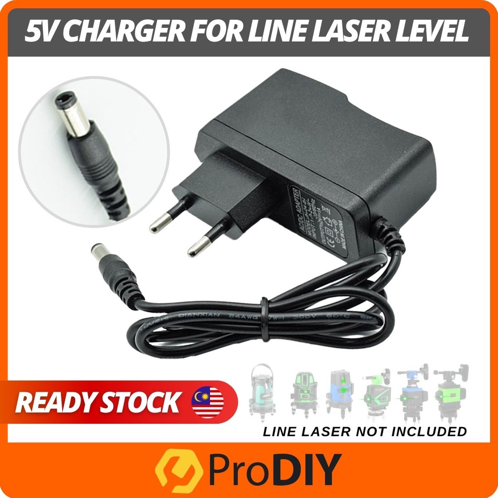 Charger ONLY for 5 / 8 / 12/ 16 Line Laser Level 5V 2.5A 110-240V ...