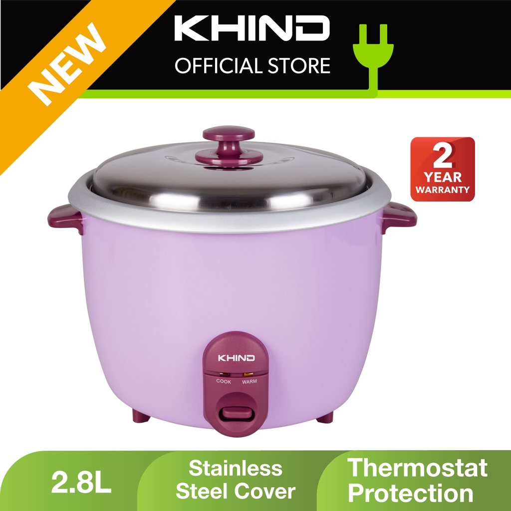 KHIND 2.8L Electric Rice Cooker RC728 | Shopee Malaysia