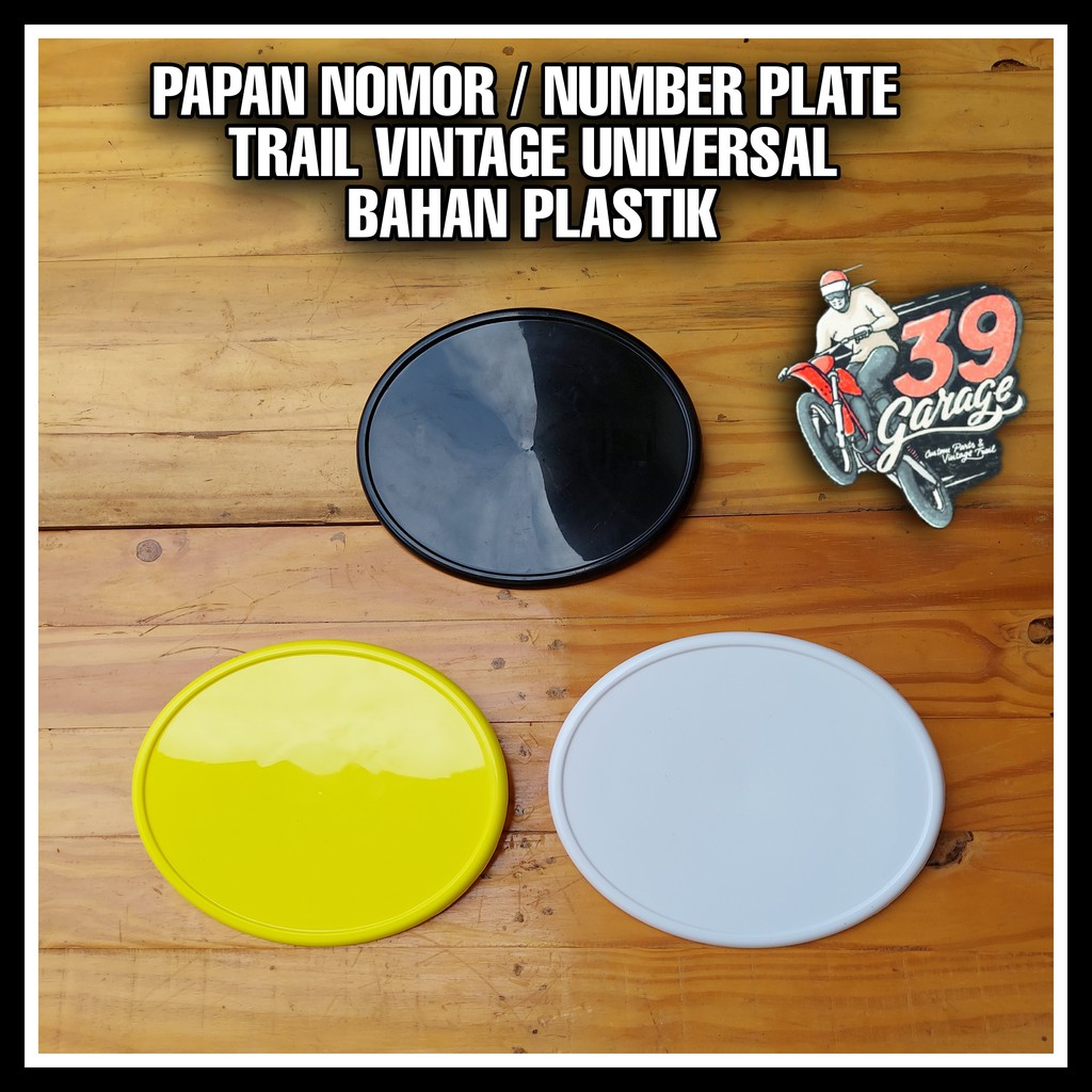 Vintage trail number plate universal old trail number plate universal ...