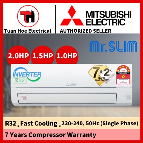 MITSUBISHI ELECTRIC MSY-JS18VF MSY-JS13VF MSY-JS10VF 2HP 1.5HP 1HP R32 ...