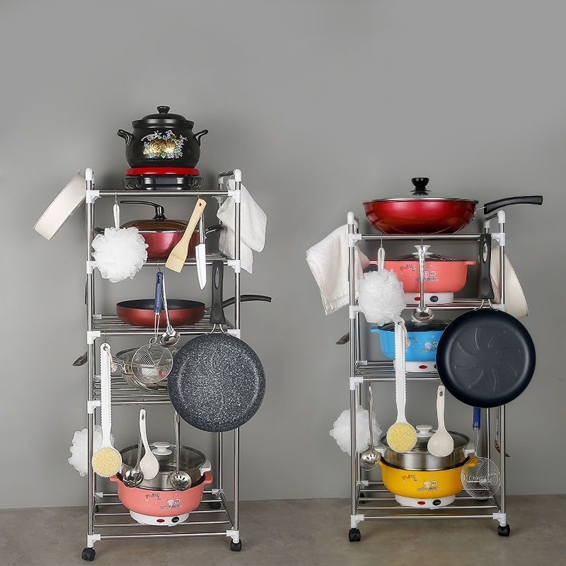 🔥READY STOK IN MALAYSIA🔥Kitchen rack 6 Layers Stainless Steel | Shopee ...