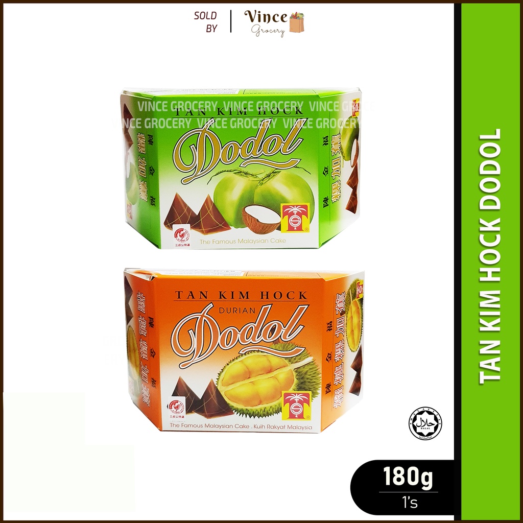 TAN KIM HOCK Durian Coconut Dodol | 陈金福 粿加蕉 180G | Shopee Malaysia