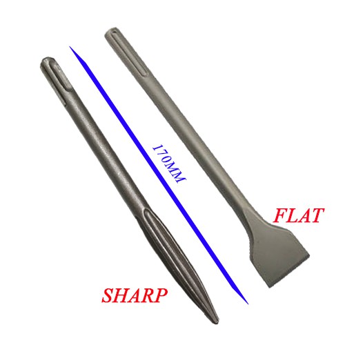 10MM X 170MM / 14MM X 250MM , SDS PLUS ELECTRIC HAMMER CHISEL BIT ...