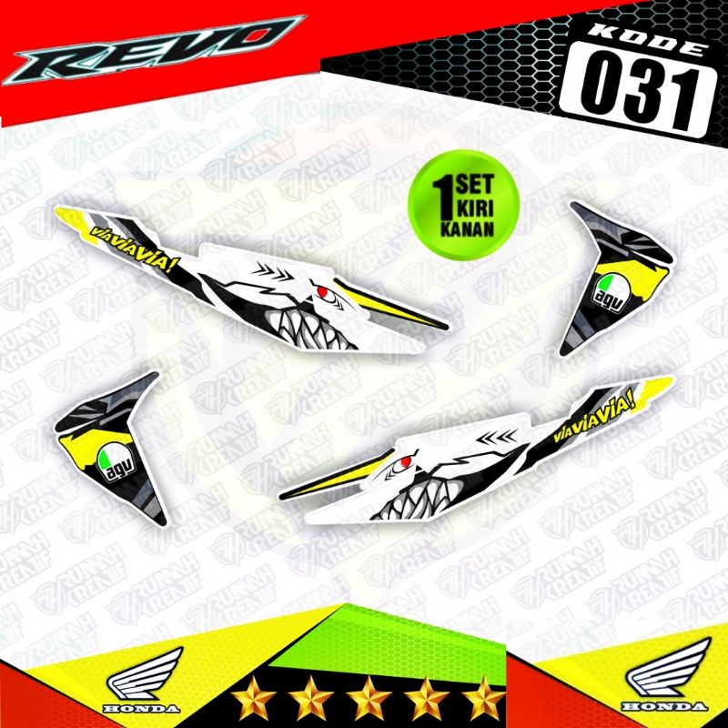 Decal Sticker Striping Variation REVO 100 2007-2009/REVO Lama/REVO old ...
