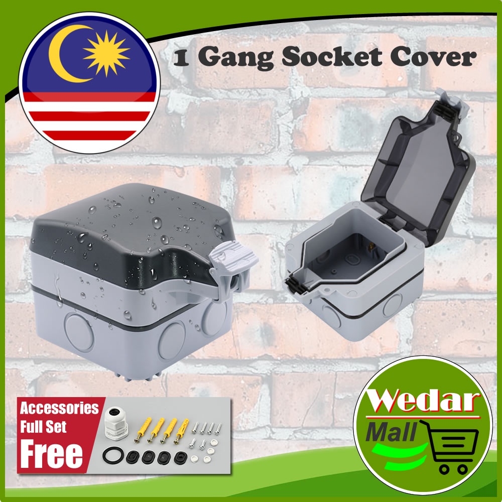 Waterproof Socket Cover 1Gang IP66 Outdoor 13A Waterproof Wall Socket ...