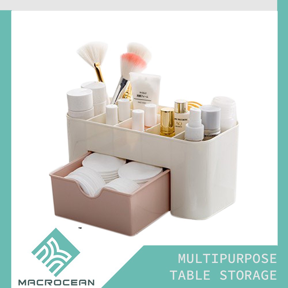 harga murah Living Room Storage Box Stationery Cosmetic Container | Shopee Malaysia