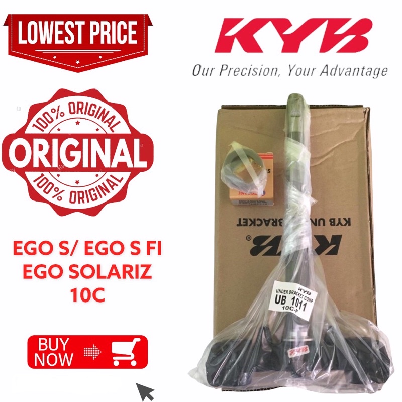YAMAHA EGO S/ EGO S FI/ EGO SOLARIZ/ EGOS (10C) 100% ORIGINAL KYB FORK T UNDER BRACKET TOBAKI ...