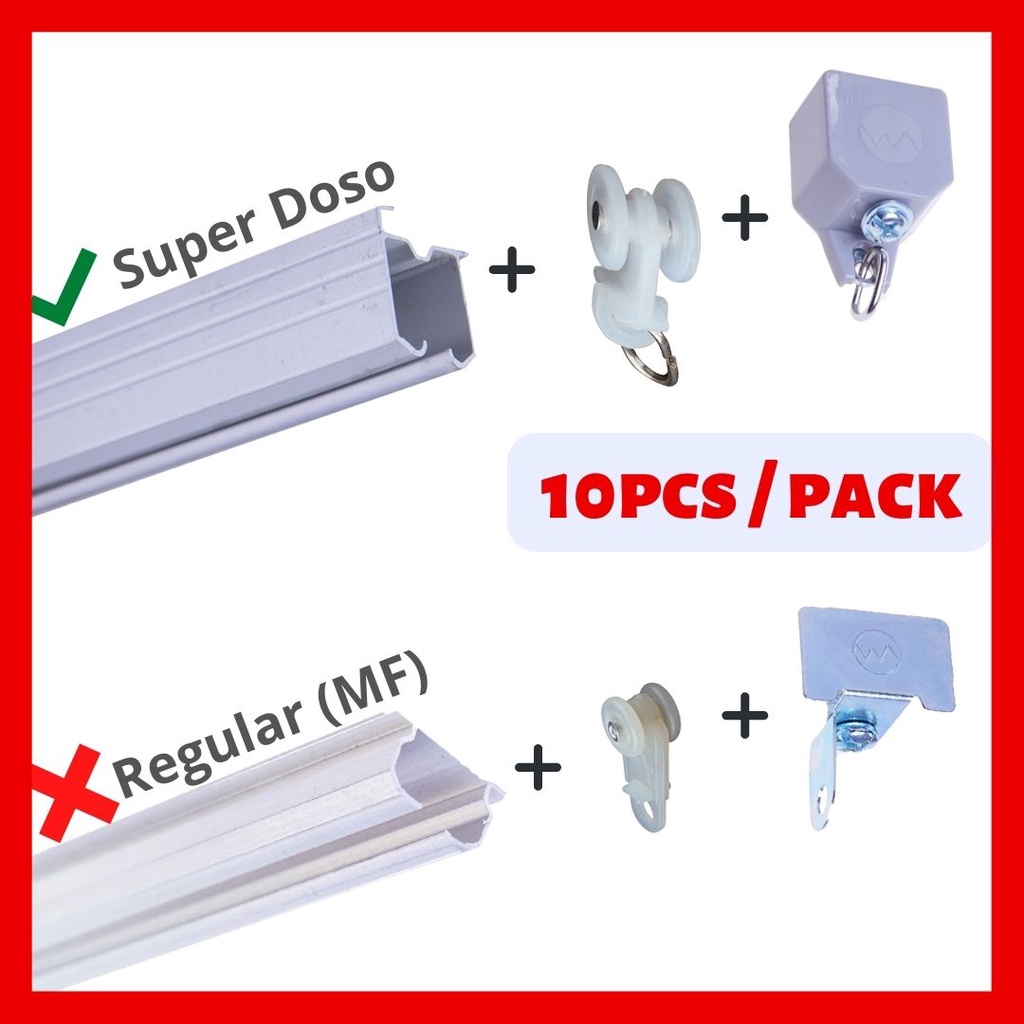 Super Doso Aksesori Rail Langsir - S.Steel Roller / MF Roller / Curtain ...
