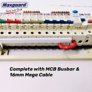 DB Box 14way (Full Set) Maxguard 1P MCB 6A -32A Distribution board ...