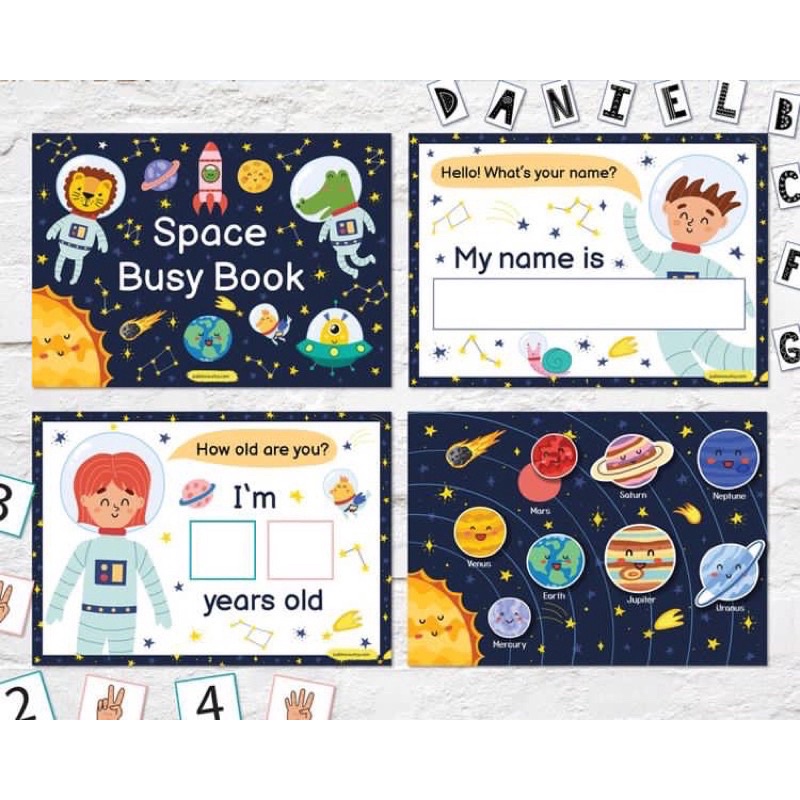 MY SPACE BUSY BOOK (KIDS BOOK) | Shopee Malaysia