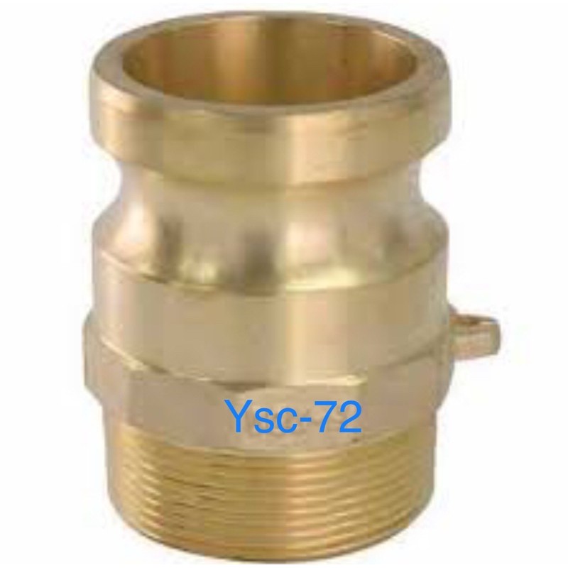 BRASS CAMLOCK COUPLING PART F 1/2'' ~ 3'' ( MALE THREAD BSPT ) | Shopee ...