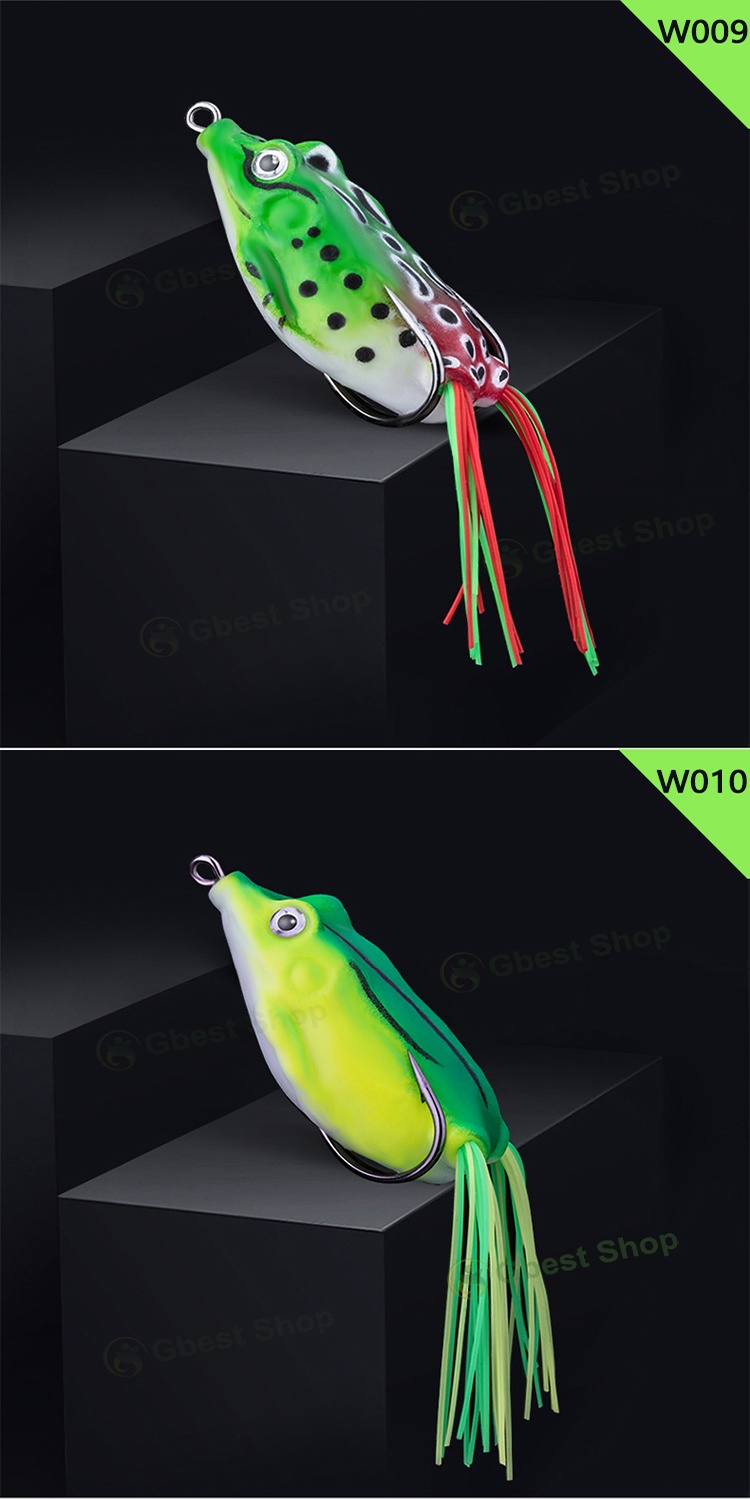 Soft jump frog bait fishing casting fish lure katak tipu haruan umpan ...