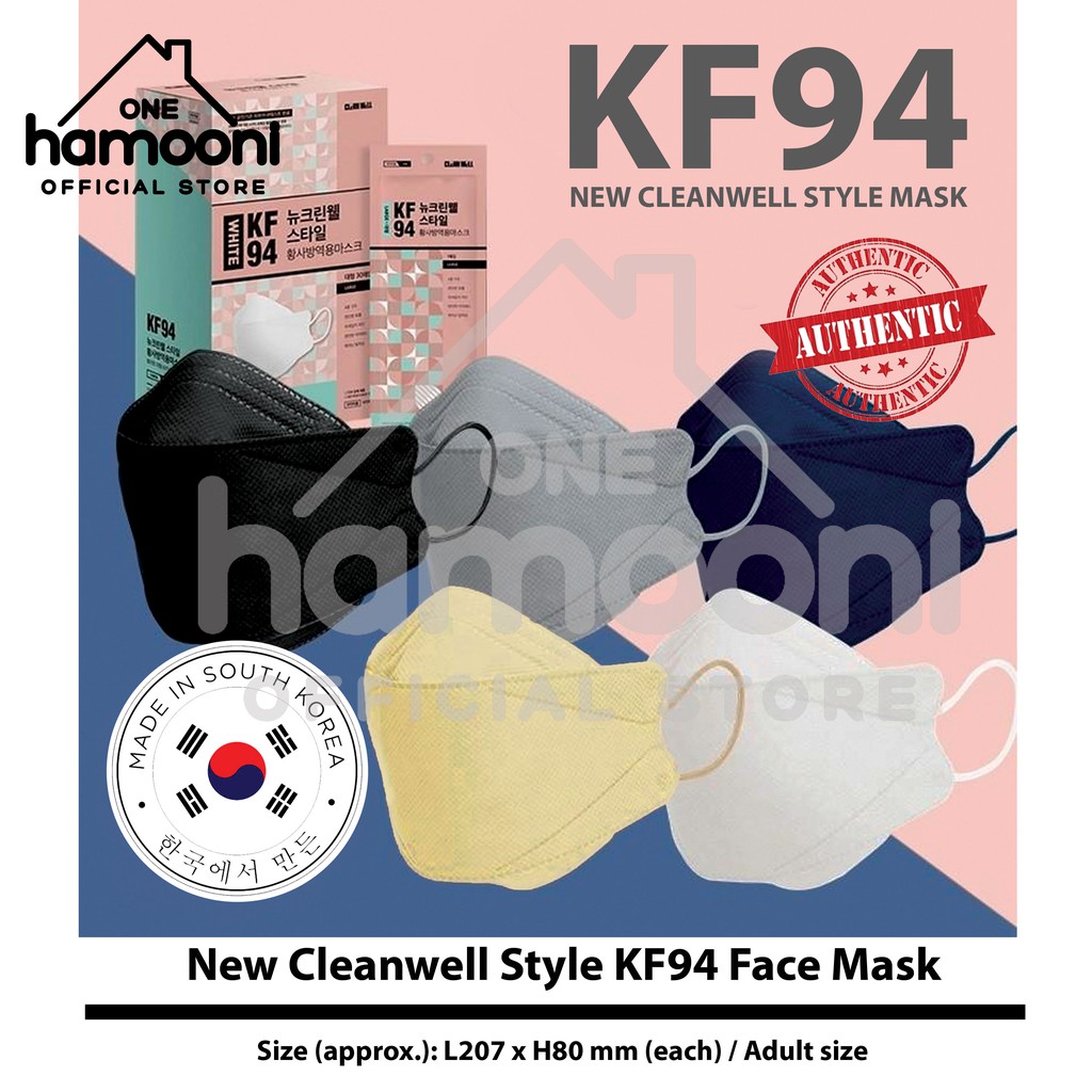 [PROMO - Buy 10 Free 1] Made in Korea KF94 New Cleanwell Style 3D 4ply ...