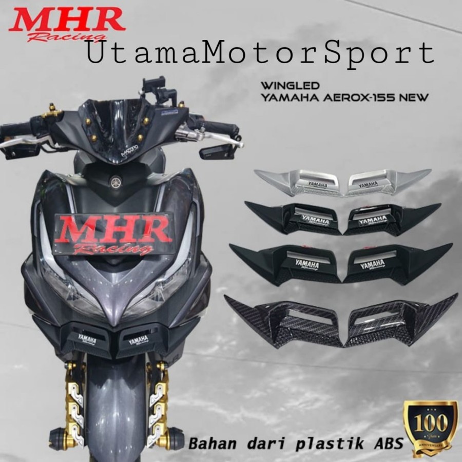 Winglet winglet Wingled Mustache Aerowings All New Aerox-155 2021/2024 ...