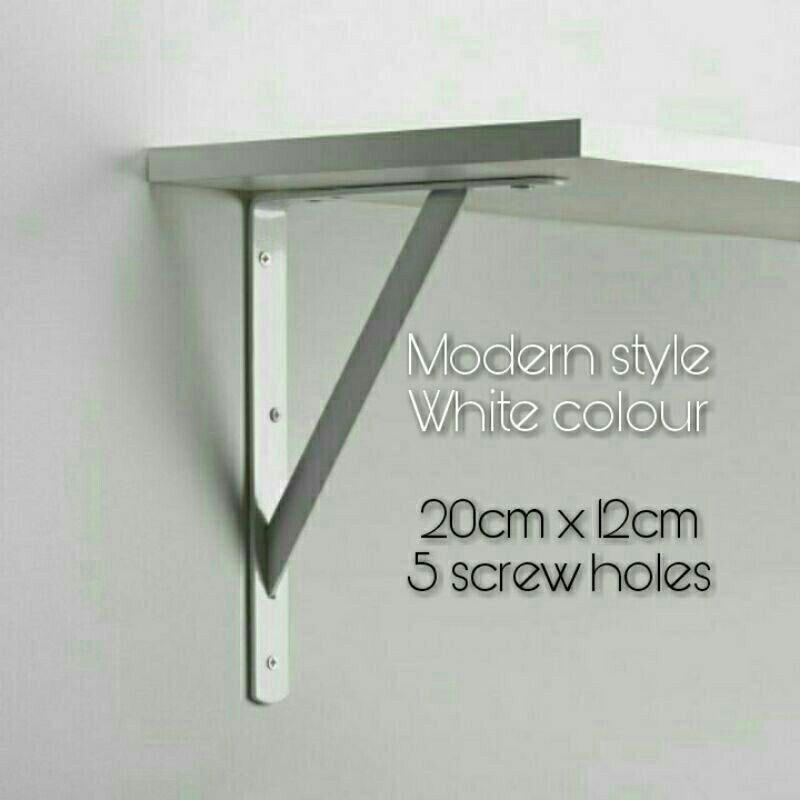Sesiku L Putih/ L Bracket | Shopee Malaysia