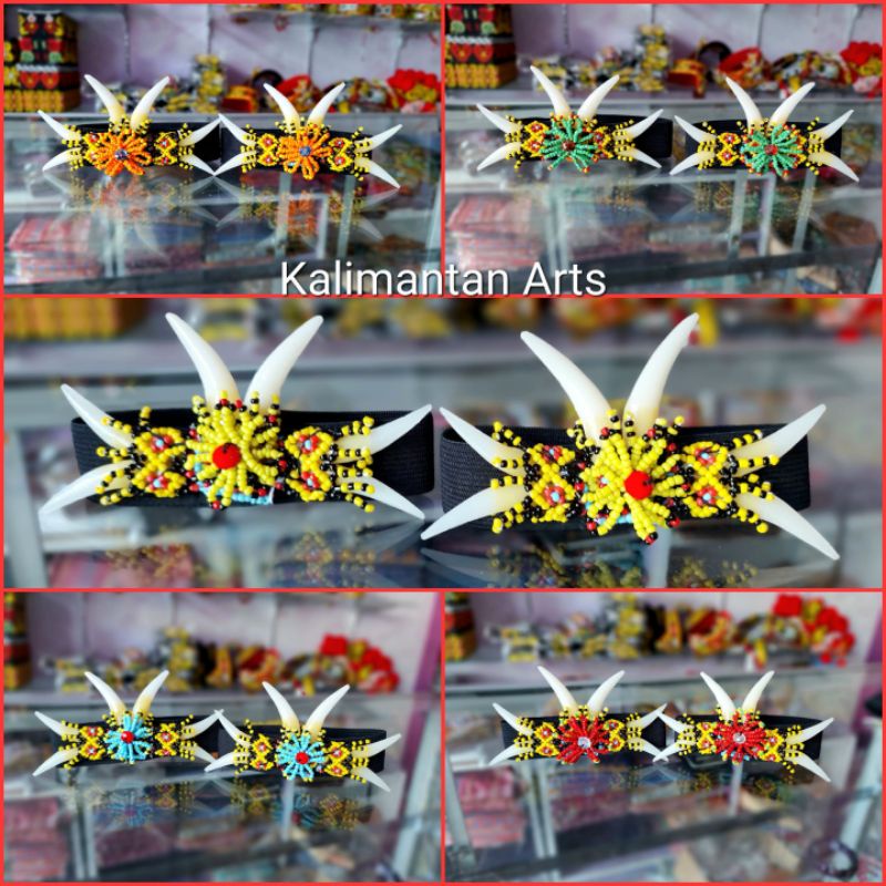 Kalimantan Dayak Bead Arm Bracelet for Adults | Shopee Malaysia