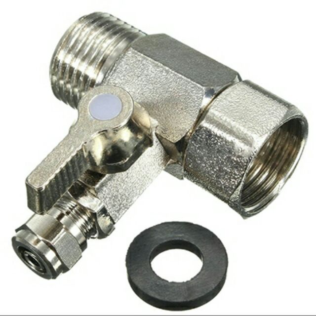 Water dispenser/system adapter 1/2 x 1/4 brass valve cuckoo , Coway ...
