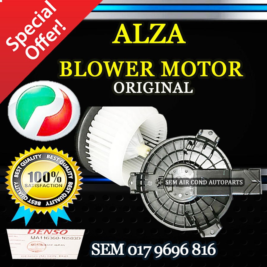 PERODUA ALZA OLD MODEL ORIGINAL DENSO ND BLOWER MOTOR (CAR AIRCOND ...