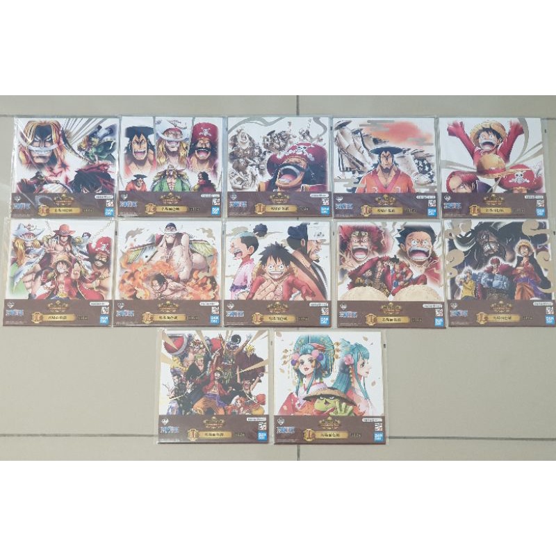 [COMPLETE FULL SET] ICHIBAN KUJI ONE PIECE LEGENDS OVER TIME - PRIZE I ...