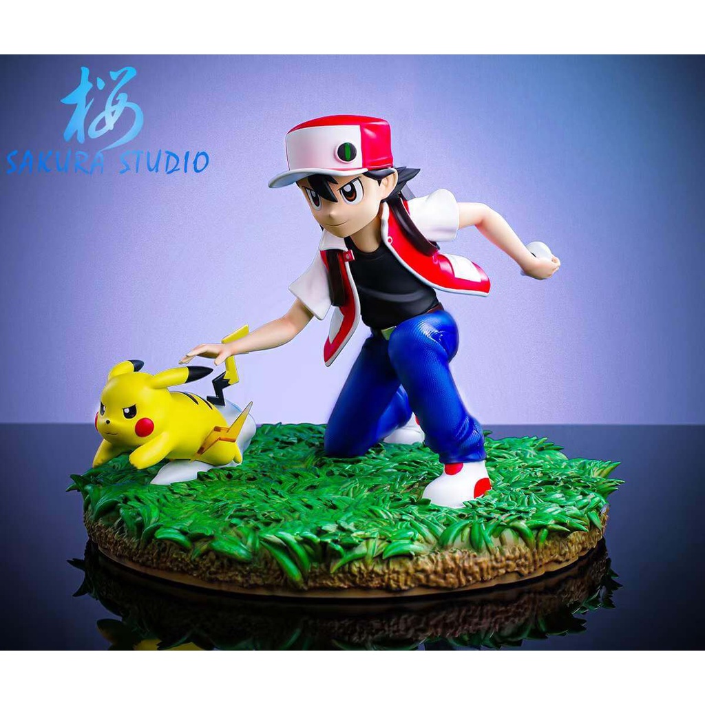 Sakura Studio - Pokemon - Ash & Pikachu Pokemon GK Resin Anime Statue ...