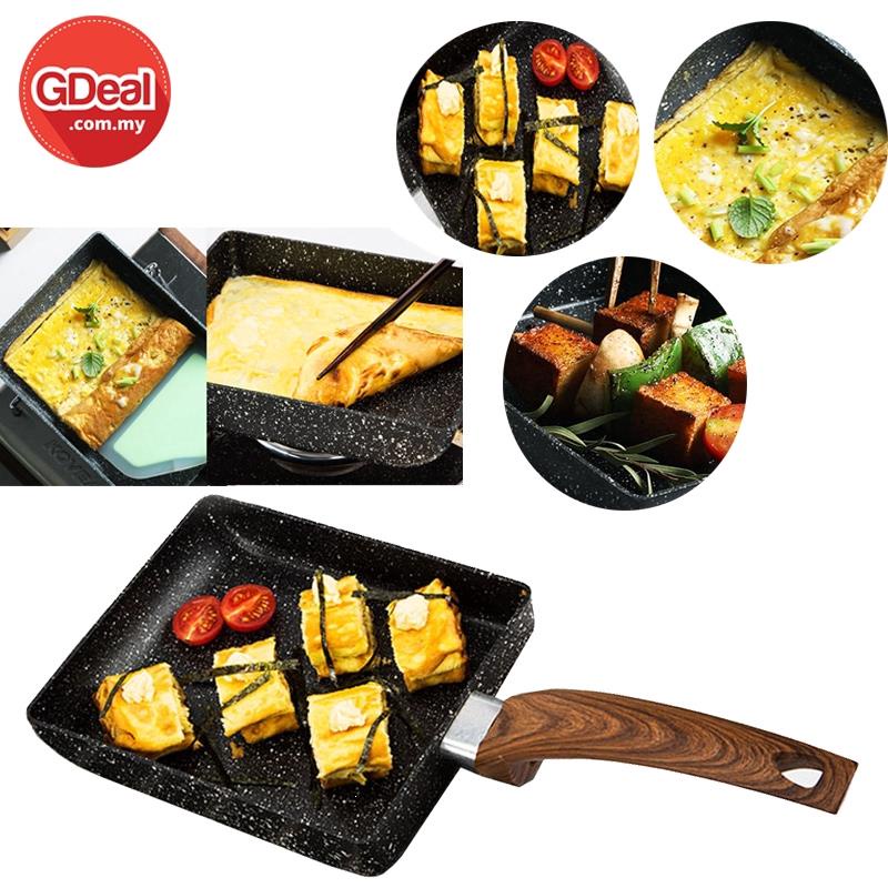 Tamagoyaki Pan Omelette Pan Cooking Tools Non-stick Frying Pan Flat ...