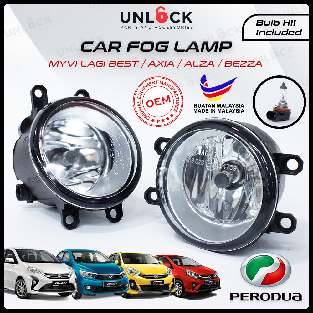 Perodua Bezza / Myvi 2012 - 2021 / Alza 2014 / Axia Se 】Sport Light ...