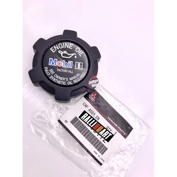 New Original 🇯🇵 Mobil 1 Mitsubishi Oil Cap Evo8 Evo9 CT9A Mivec Turbo ...