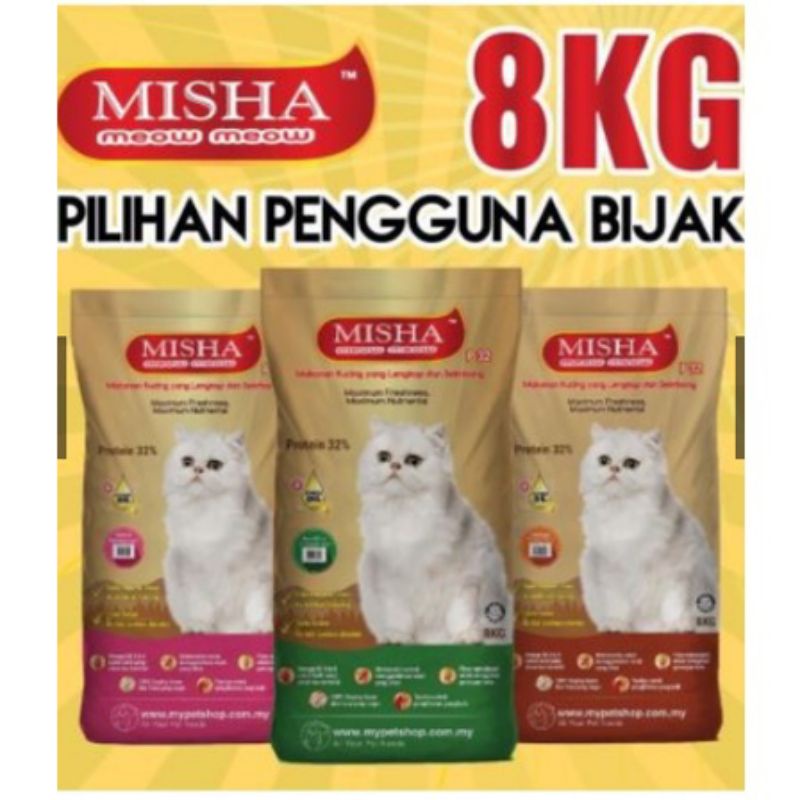 MISHA CAT FOOD 8KG | Shopee Malaysia