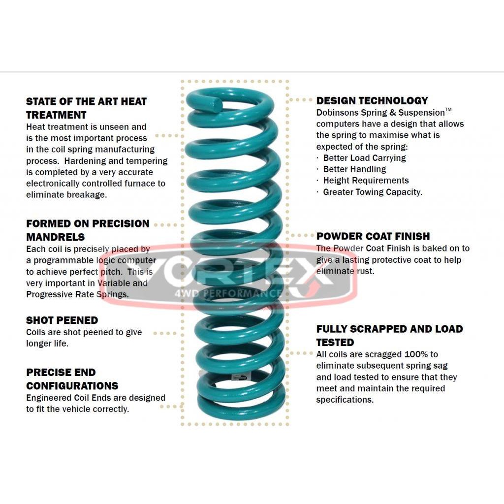 DOBINSONS 45MM LIFT FRONT COIL SPRING FOR MITSUBISHI TRITON | Shopee ...