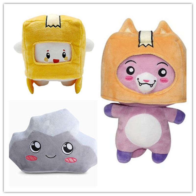 Hychumey 29cm Lankybox BOXY FOXY ROCKY Plush Soft Stuffed Toy Game ...