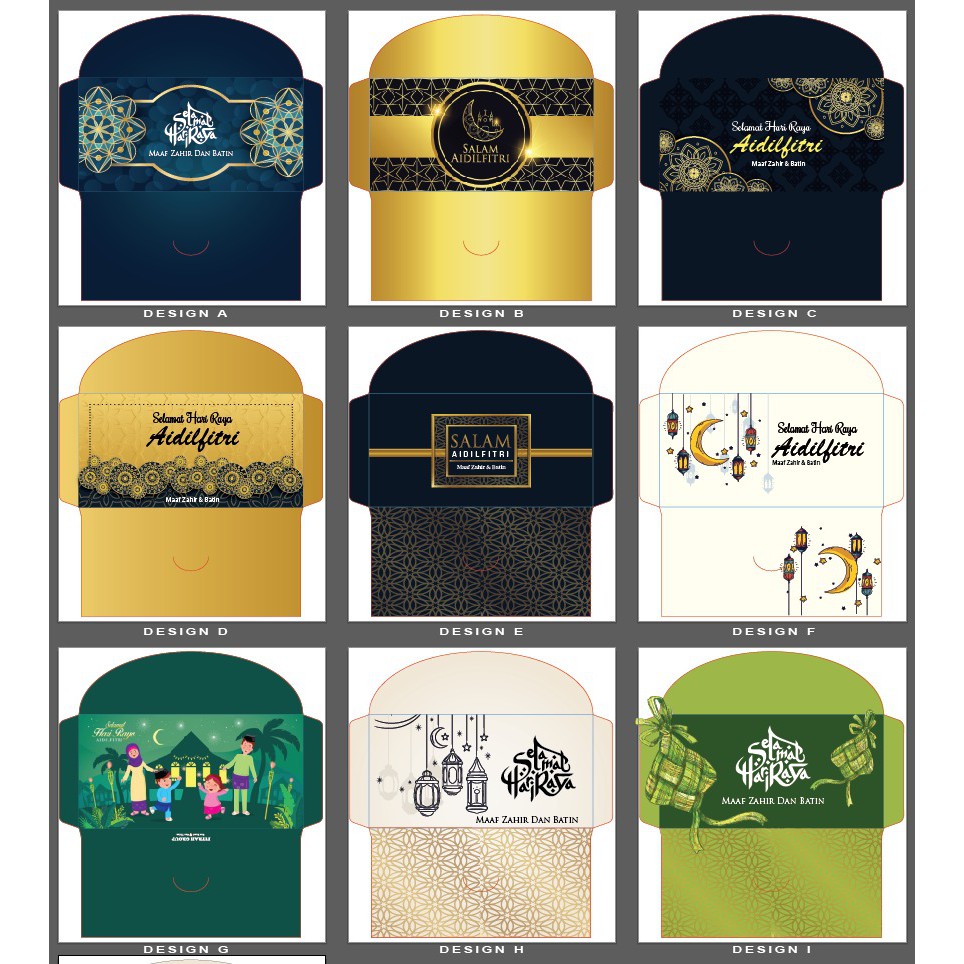 Custom Money Packet Gift Money Envelope Sampul Duit Raya | Shopee Malaysia