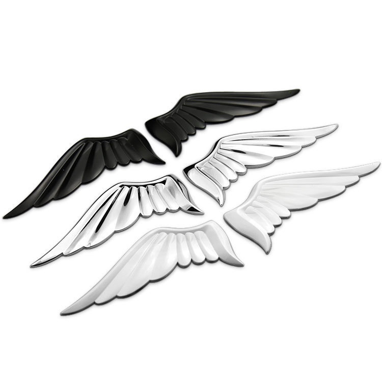 Angel Wings Wing Car Sticker Metal Personalized Wing Car Logo Car Logo ...