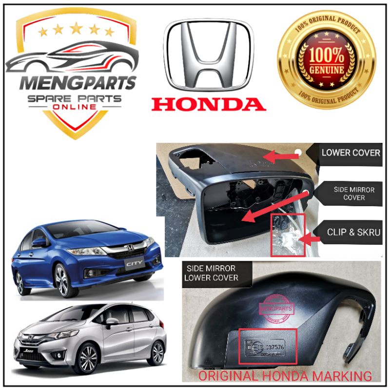 HONDA JAZZ T5A 2014 CITY T9A 2014Y-2019Y SIDE MIRROR HOUSING SIDE ...