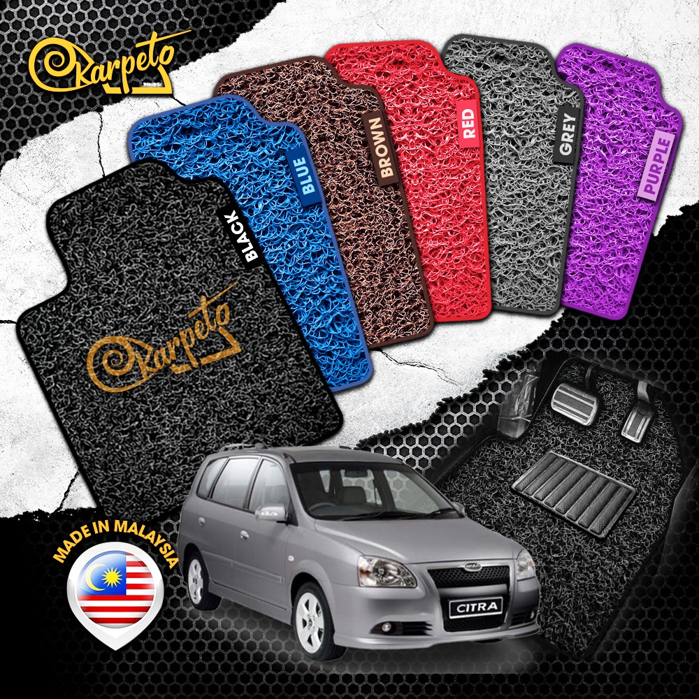 [OEM] Naza Citra (2006–2013) Pre-cut Car Mat Karpet Kereta Coil Tebal ...