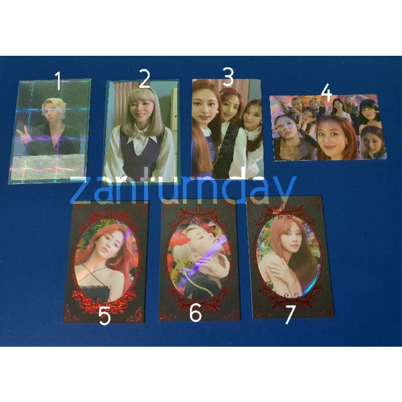 [Official] Photocard PC Twice POB Withdrama Eyes Wide Open EWO Jihyo Jeongyeon Chaeyoung Tzuyu ...