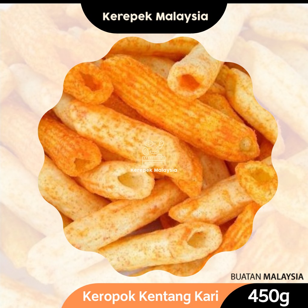 Keropok Kentang Kari Kerepek Malaysia 450g | Shopee Malaysia