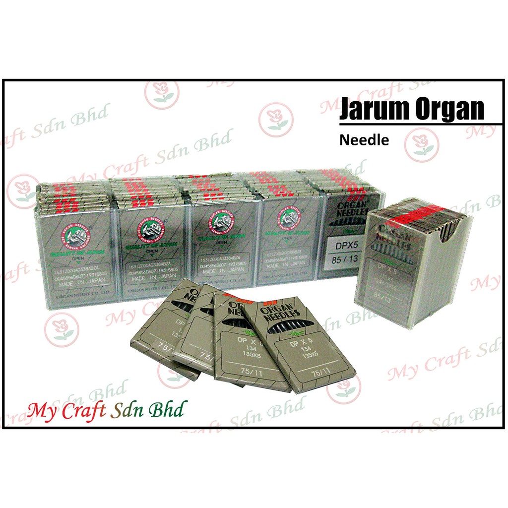 [Ready Stock] Organ Needles (Grey) | Jarum Organ | Machine Needle ...