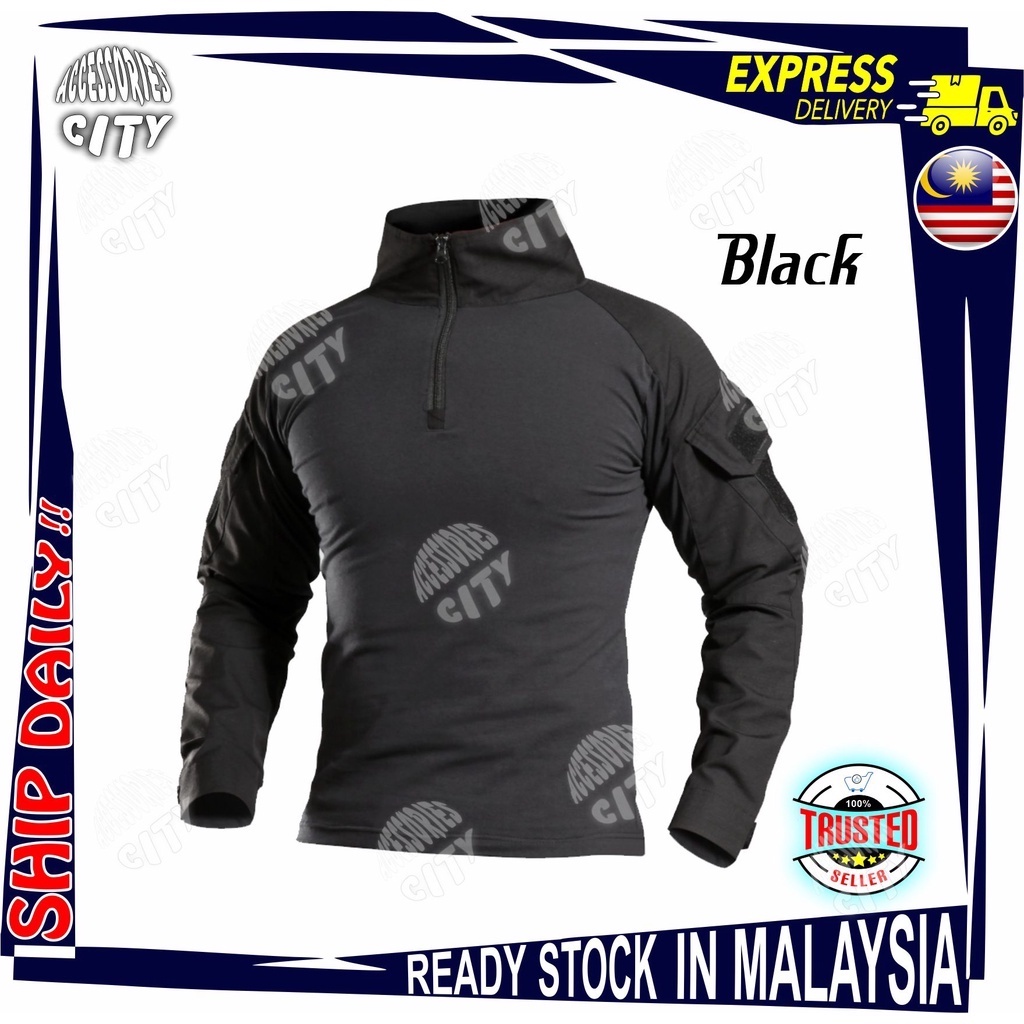 Tactical Army Long Sleeves Shirt Soldiers Combat Camouflage Tops ...