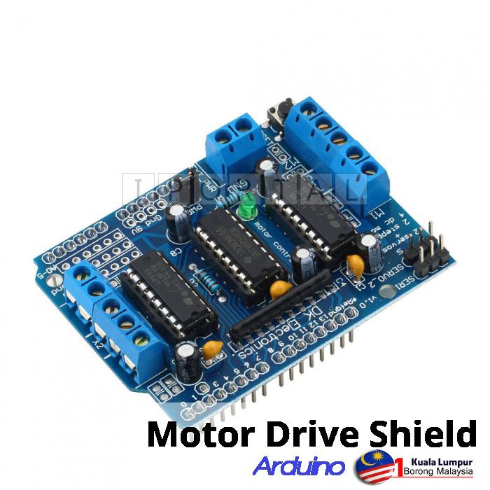 Motor Drive Shield Expansion L293D Robotic Arduino | Shopee Malaysia