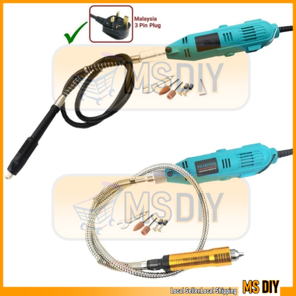 3mm/6mm Mini Electric Drill Grinder Die Grinder Rotary Tool With ...