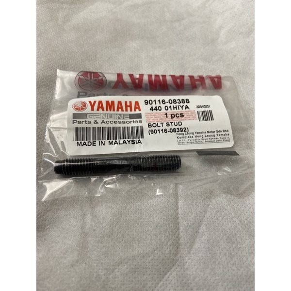 ORIGINAL YAMAHA BLOCK TIANG Y125ZR RXZ 125 Y110 Y100 TIANG STUD BOLT ...