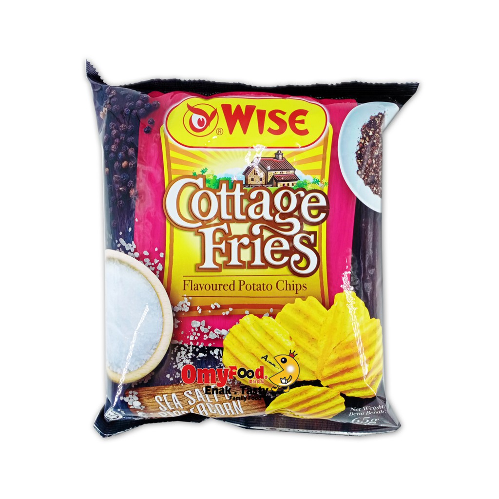 60g BigPack Wise Cottage Fries[BBQ/Tomato/Hot&Spicy/Onion Garlic/Sweet Thai Chilli/Sea Salt ...