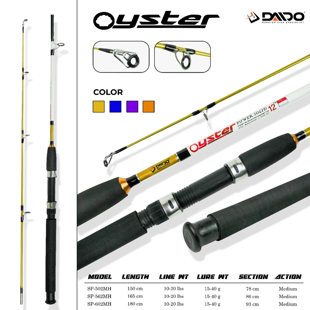 Daido OYSTER SOLID 180. Connecting Rod | Shopee Malaysia
