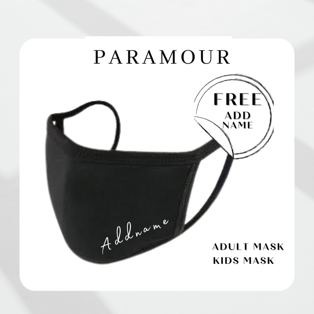 FREE ADD NAME *Ready Stock* FaceMask Can Add Names FREE 【Corporate Gift ...