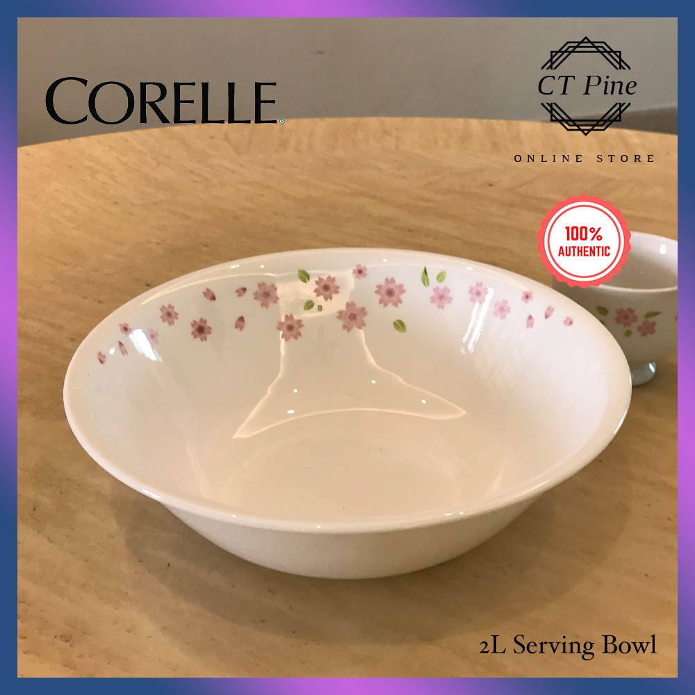 Corelle Sakura SR Loose Bowl /// Classy Square Round Soup Serving ...