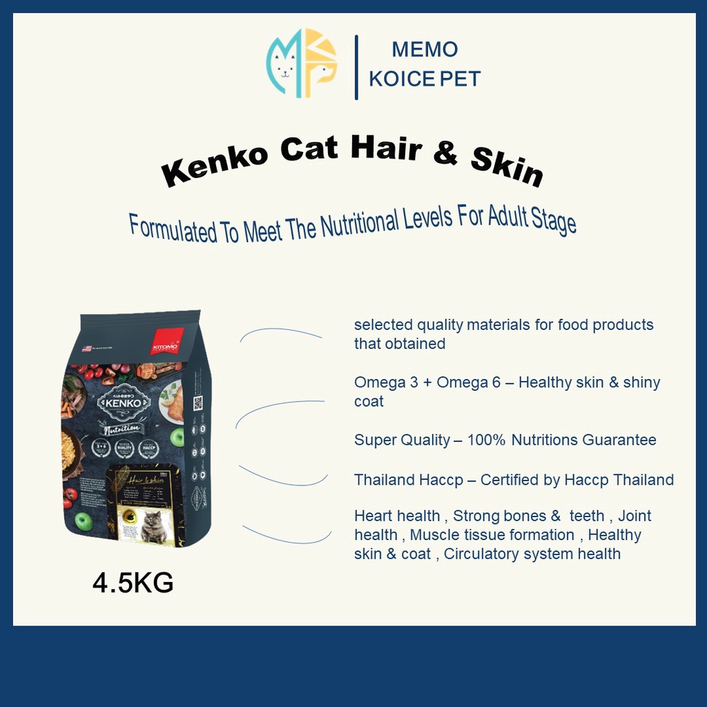 [FREE SHIPPING] Kitomo Kenko Nutrition Super Premium Cat Food 4.5KG ...