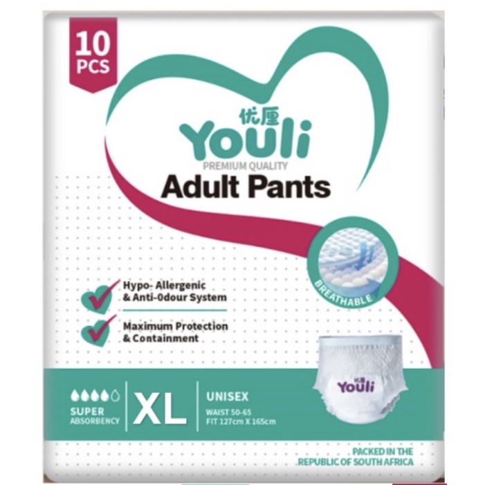 (Ready Stock)YOULI Adult Diapers Premium (2L X 10pcs) | Shopee Malaysia
